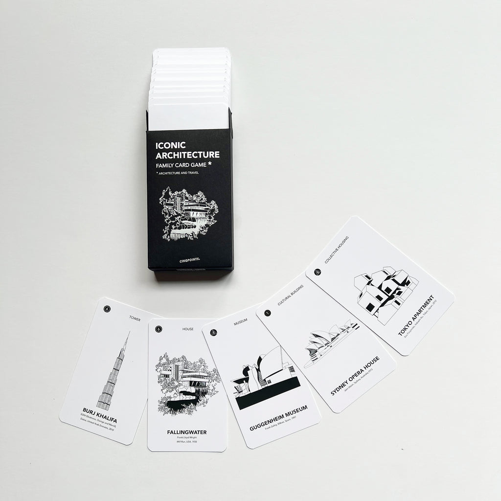 NEW! ICONIC ARCHITECTURE Card Game featuring Fallingwater ...